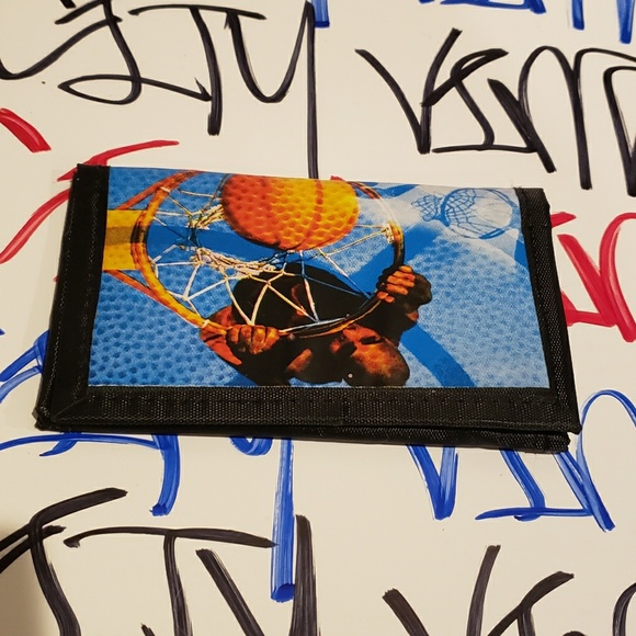 Accessories | Vintage Basketball Player Wallet | Poshmark